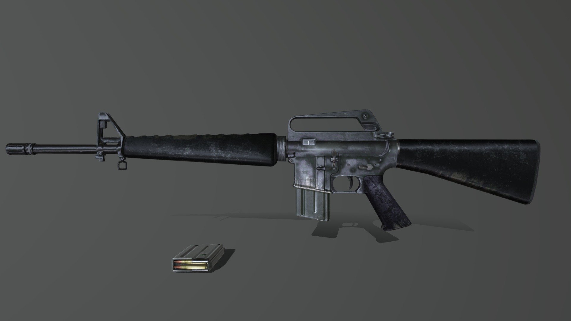 M16A1 - 3D model by bachiri87 [94817c7] - Sketchfab