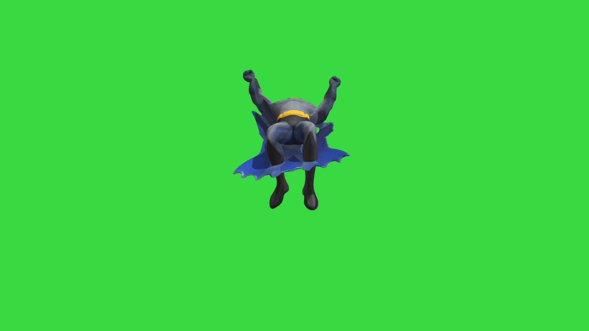 Dc batman cn Backflip 3d model ftu - Download Free 3D model by ...