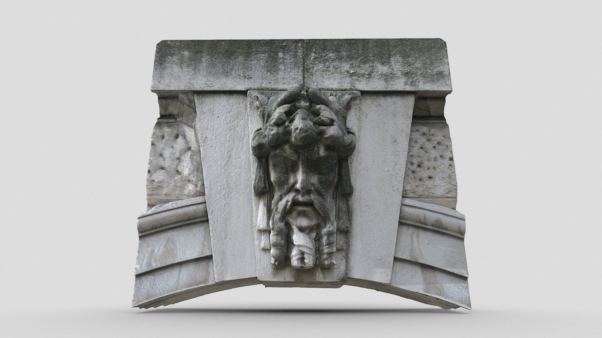 Mascaron, Tate Britain, UK - 3D model by Thomas Flynn (@nebulousflynn ...
