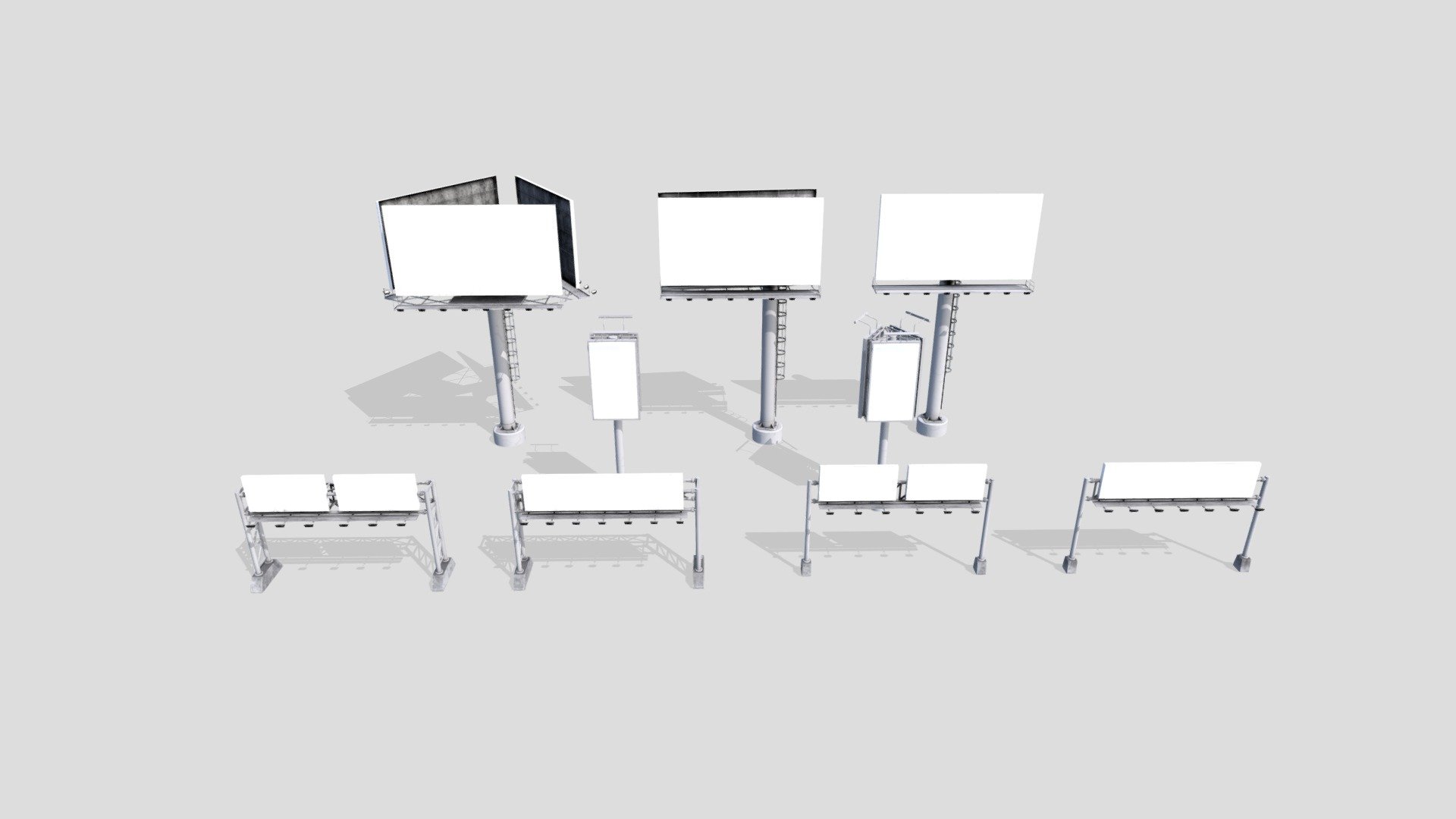 Billboard Collection - 3D model by experiment_studio [94835a6] - Sketchfab