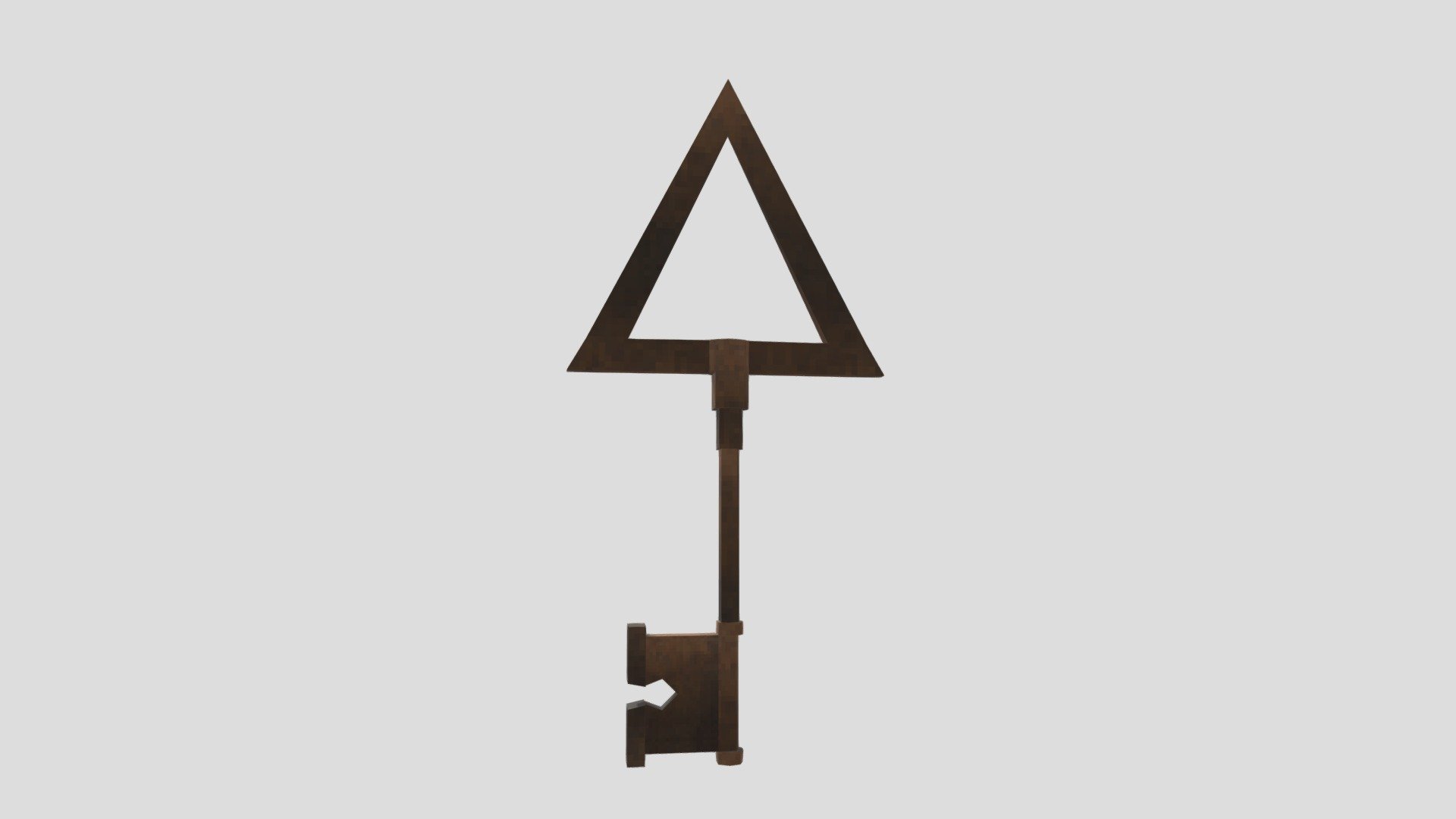 Triangle Prison Key - 3D model by slidius [9485941] - Sketchfab