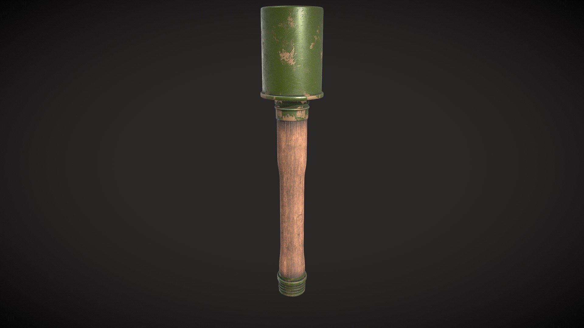 Old German hand grenade - 3D model by Crazy0_0Cat [9486d00] - Sketchfab
