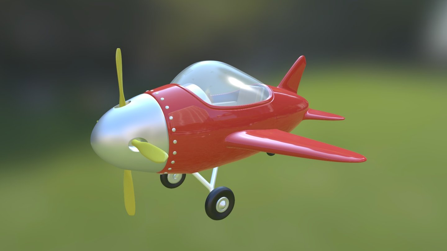 CG Cookie's Toy Plane - 3D model by Animakozak (@owleye) [9488023 ...