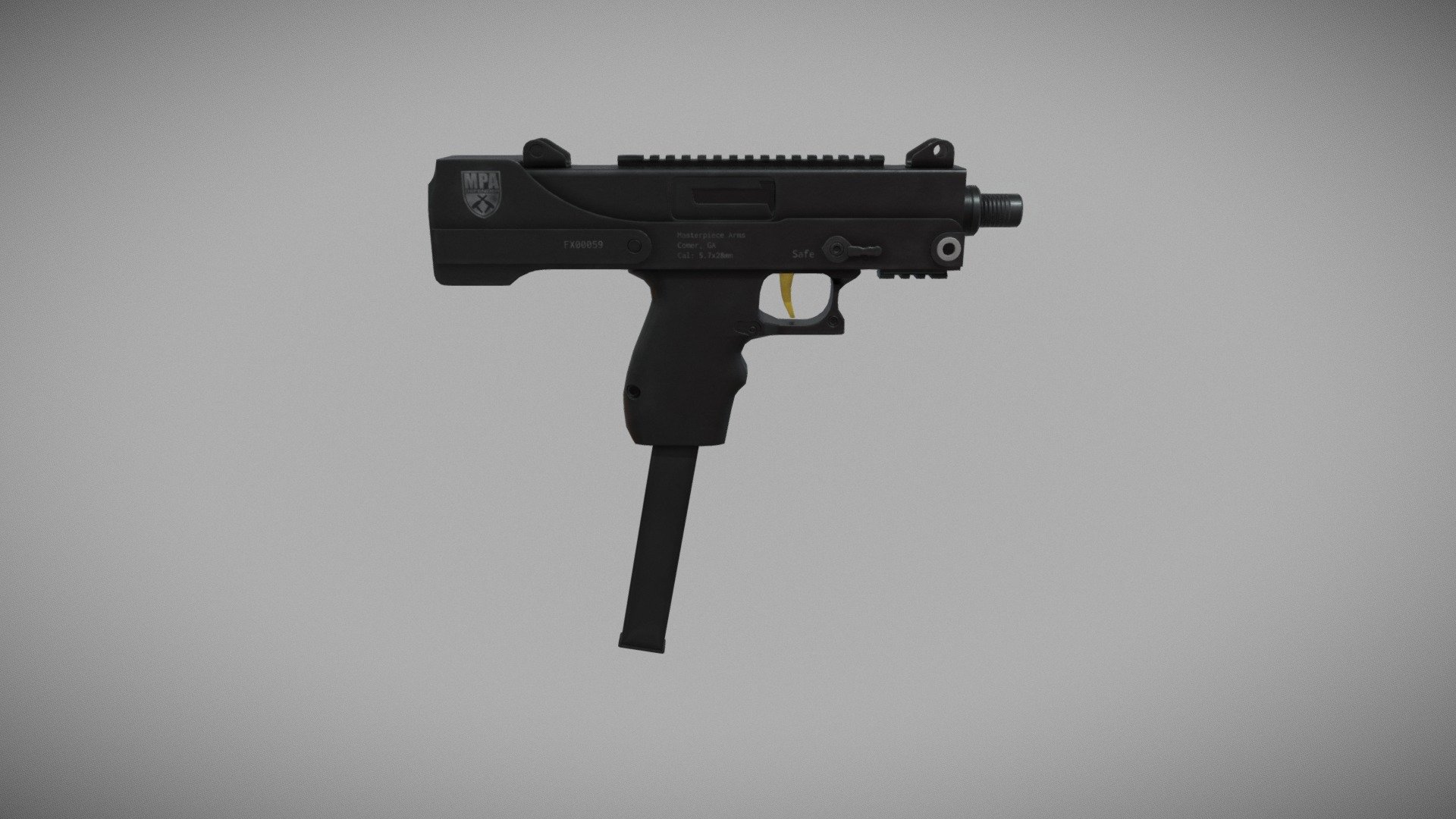 Masterpiece Arms MPA Defender - 3D model by jaken (@yanke1000) [9488461 ...