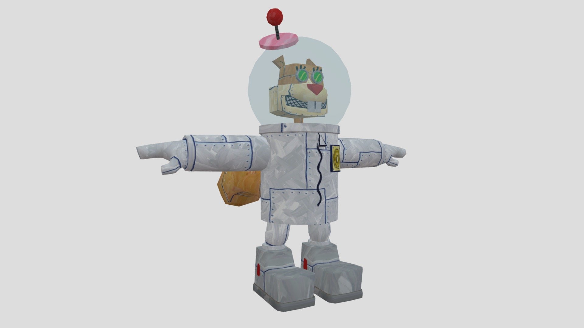 Robot Sandy (BFBB) GameCube - Download Free 3D model by SMF Features ...