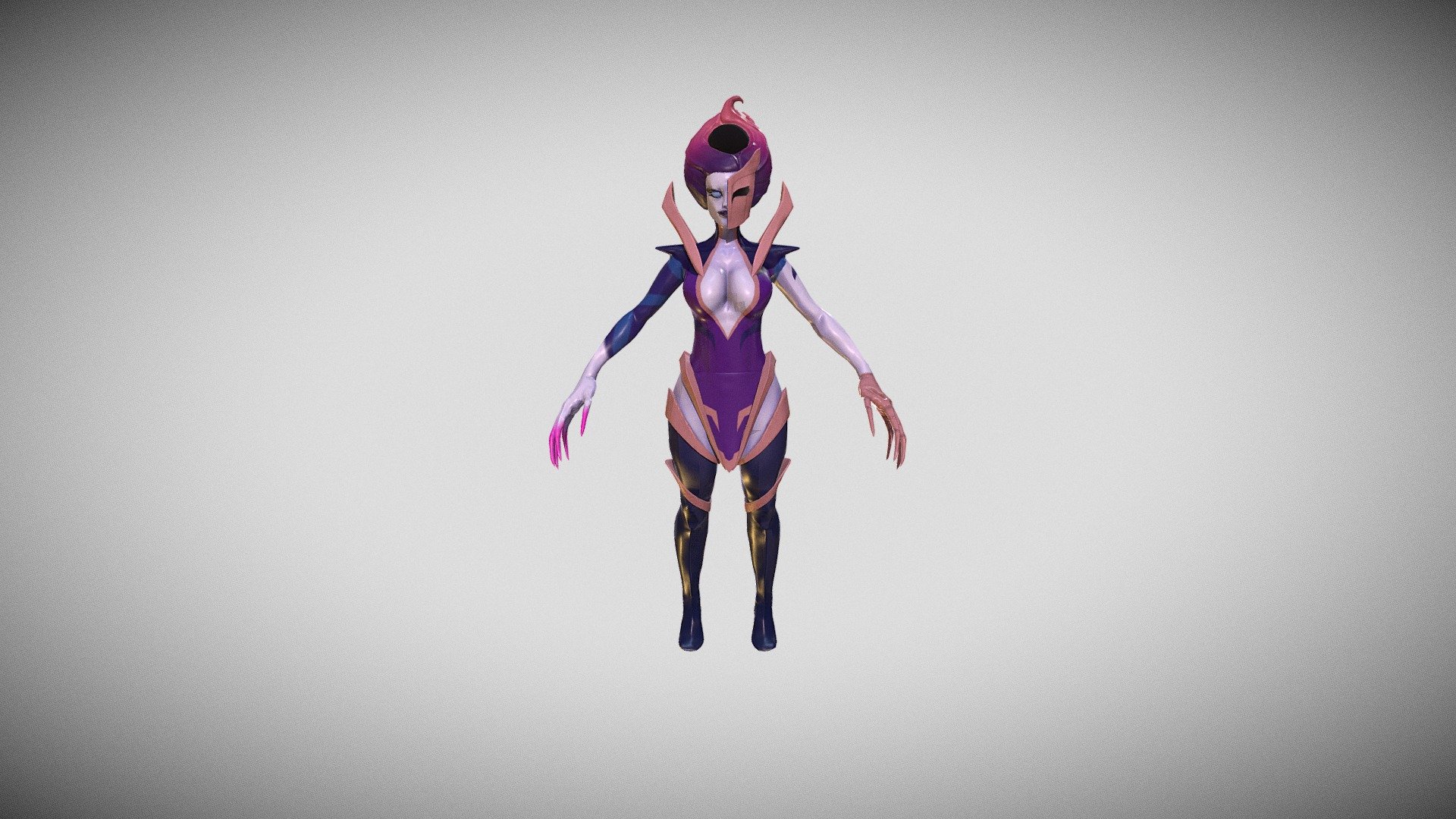 Dark Star Evelynn - 3D model by Spencer (@Konnen) [948ac8c] - Sketchfab
