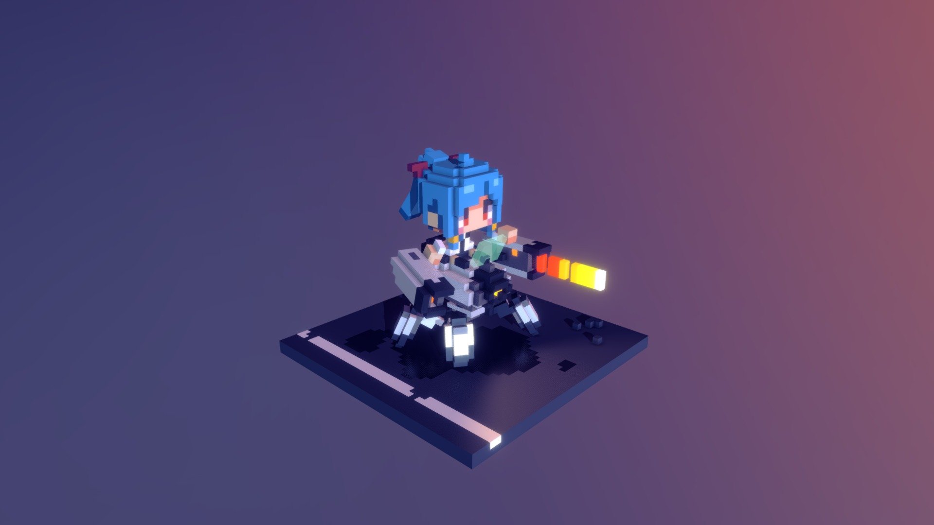 mech_girl - Download Free 3D model by eelgod [948b5ee] - Sketchfab