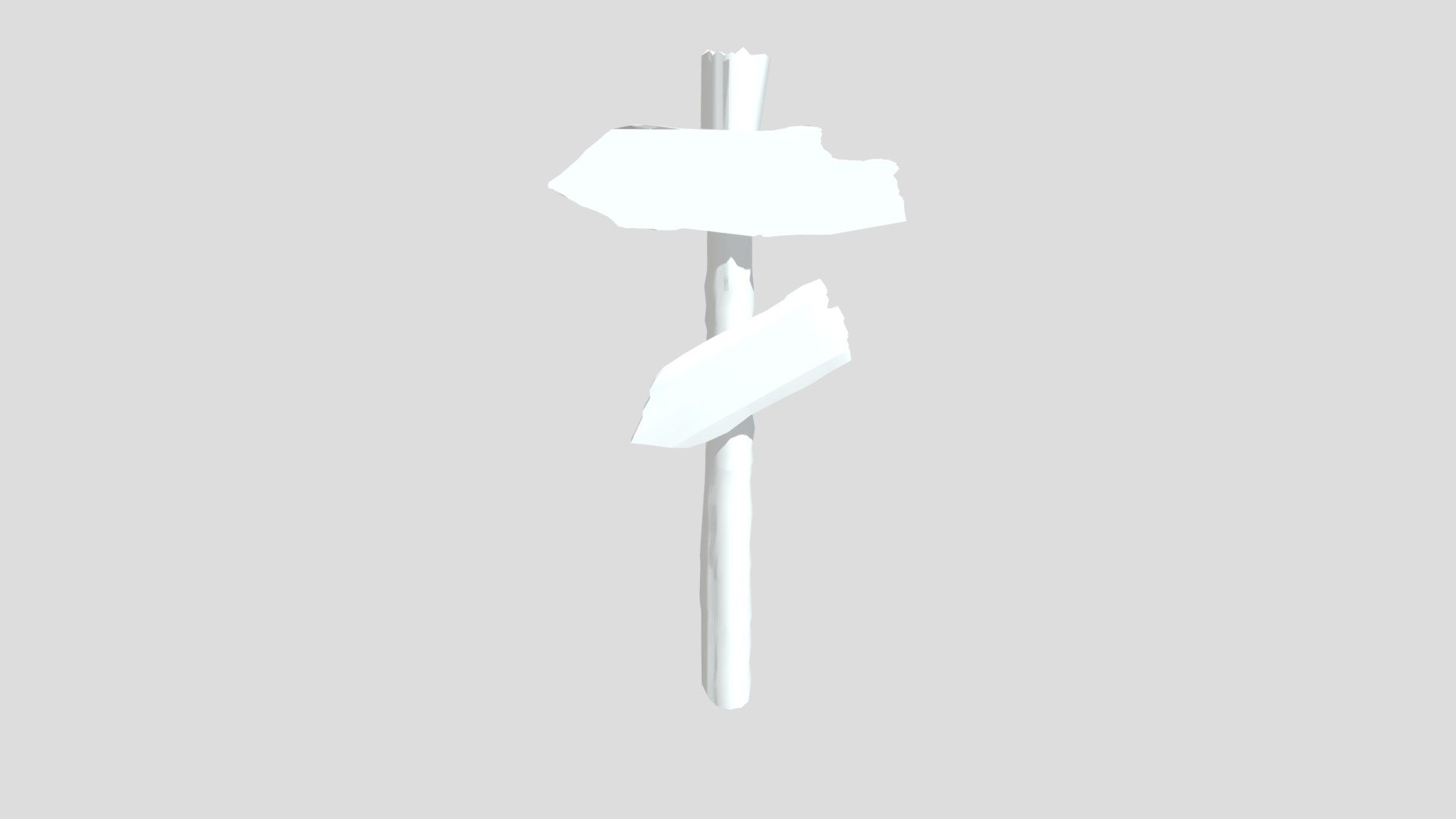 3D model of a sign - Download Free 3D model by lilbo7 [948f2da] - Sketchfab