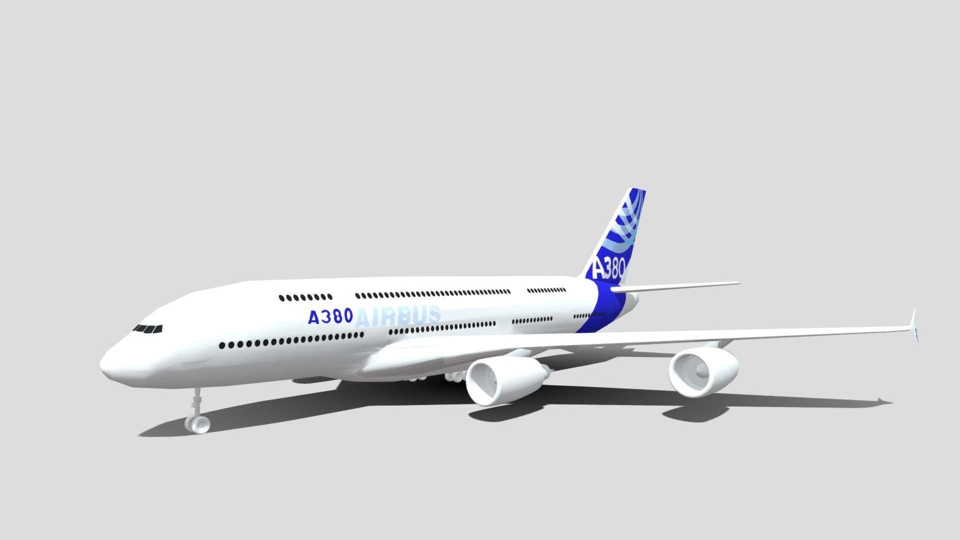 a380 airbus - Download Free 3D model by zairiqzairiq [948fbea] - Sketchfab