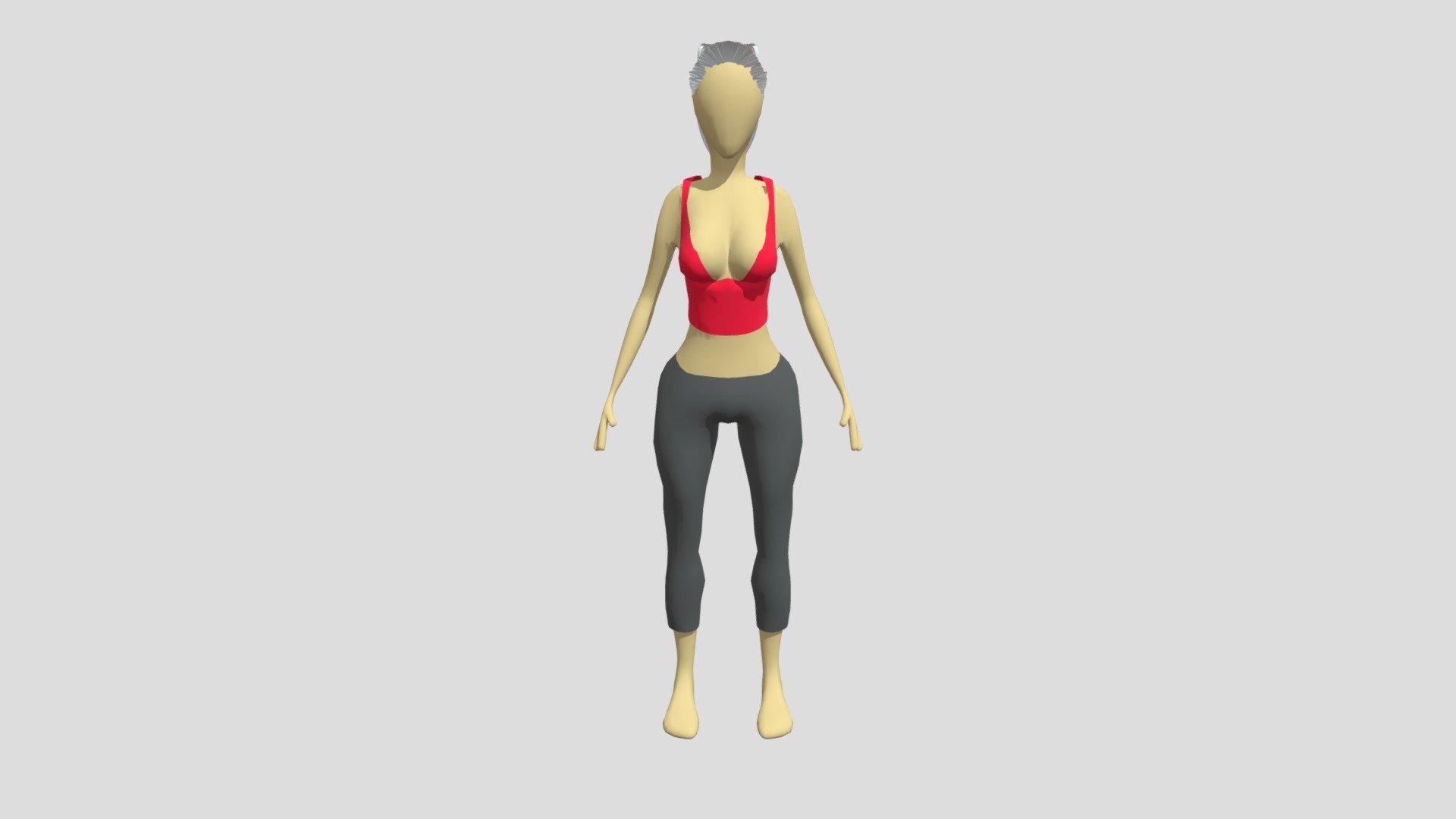 Lowpoly Female Character - 3D model by dehariyalokesh1998 [9492610 ...