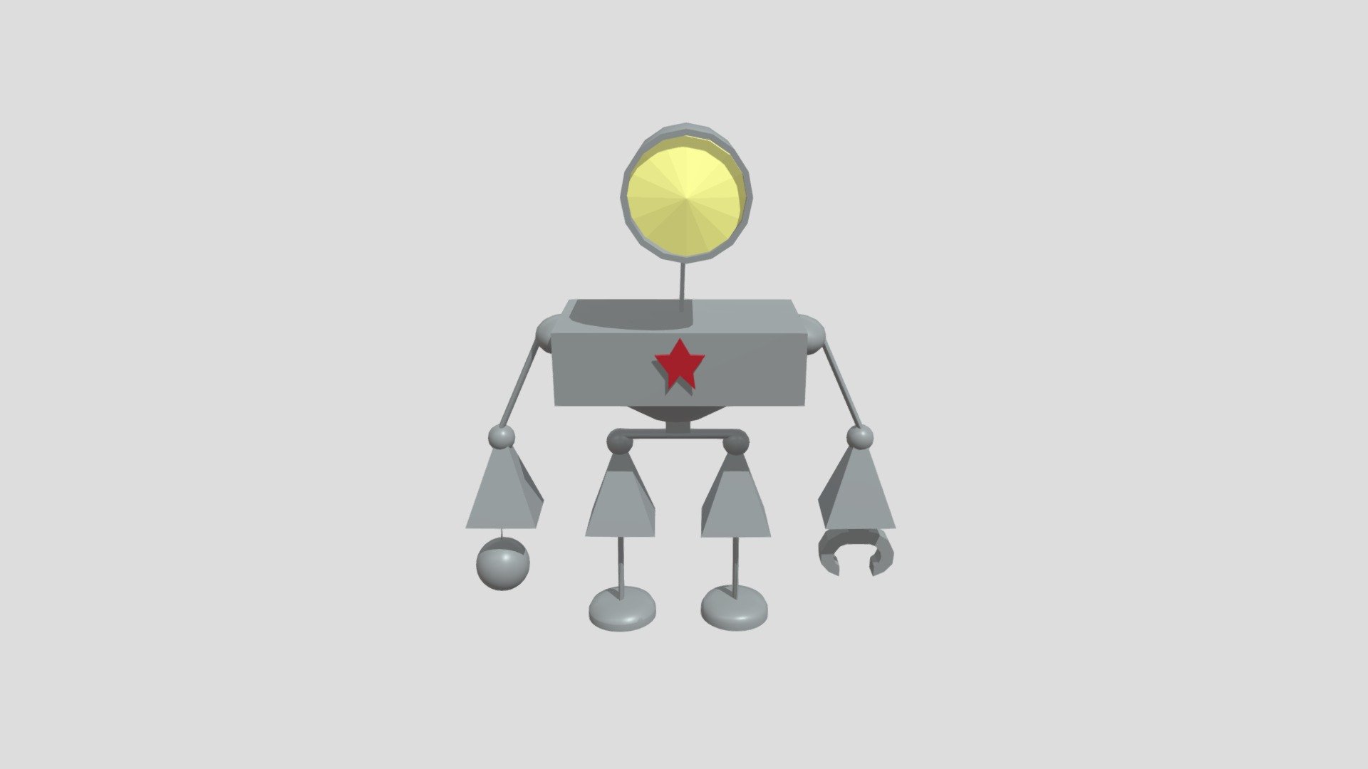 Robot Prototype - 3D model by Jani (@Ioka) [9492ddf] - Sketchfab