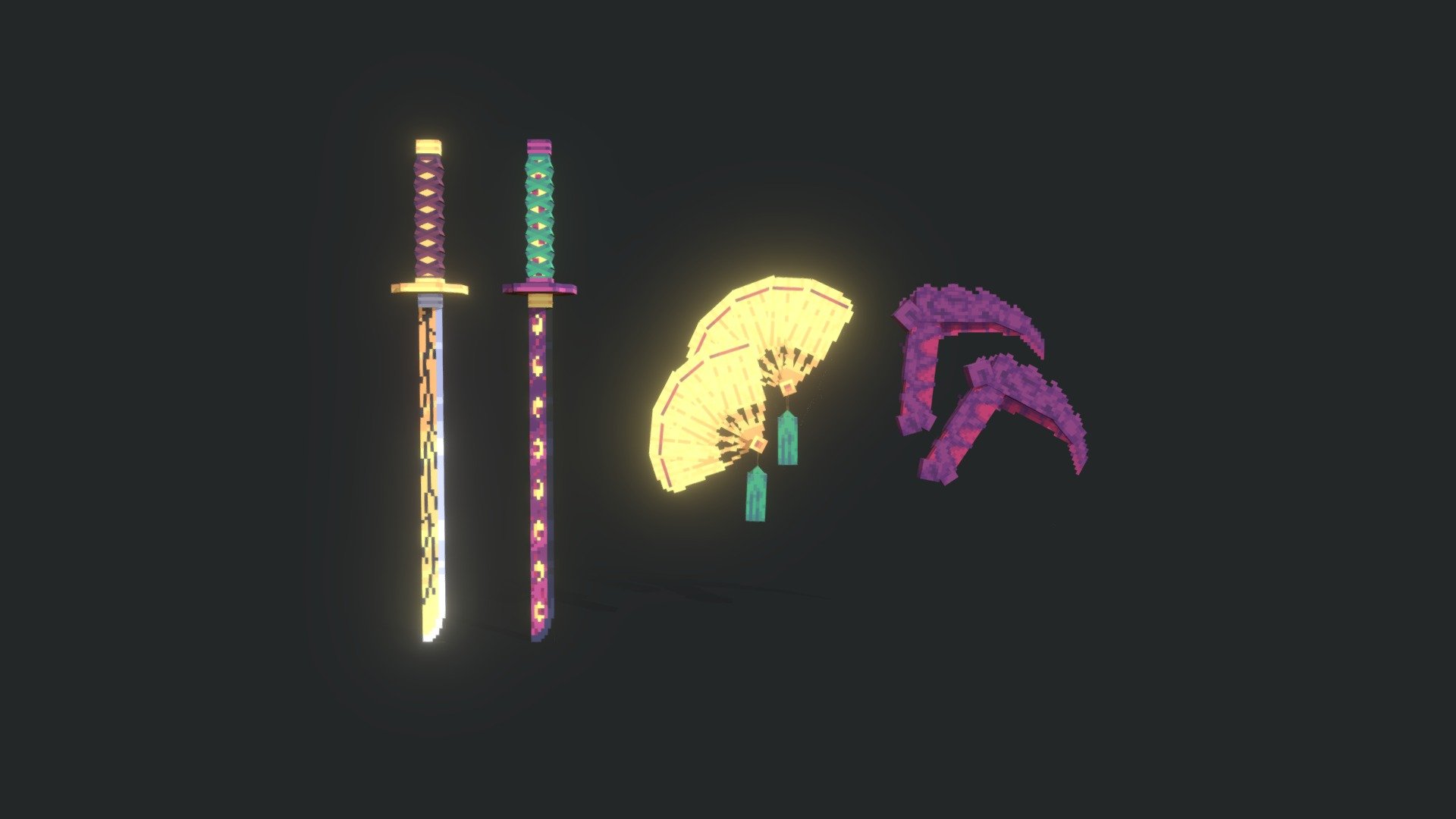 Demon's weapons | Demon Slayer - 3D model by shegggggy [9493caa ...