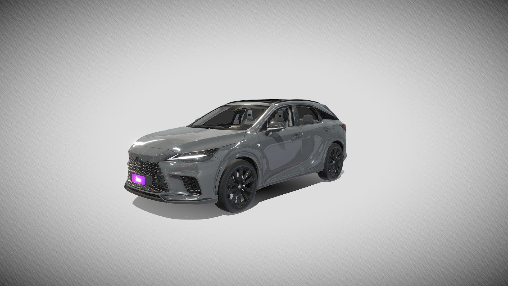 Lexus RX500h F Sport - 2023 - 3D model by Unn Tech (@unntech) [94948d1 ...