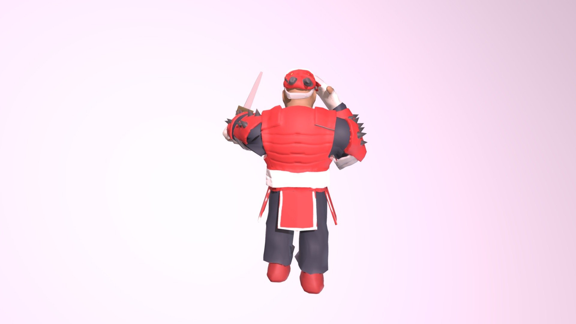 Masked Oni Guard - 3D model by Blaze_Meyer [9495928] - Sketchfab
