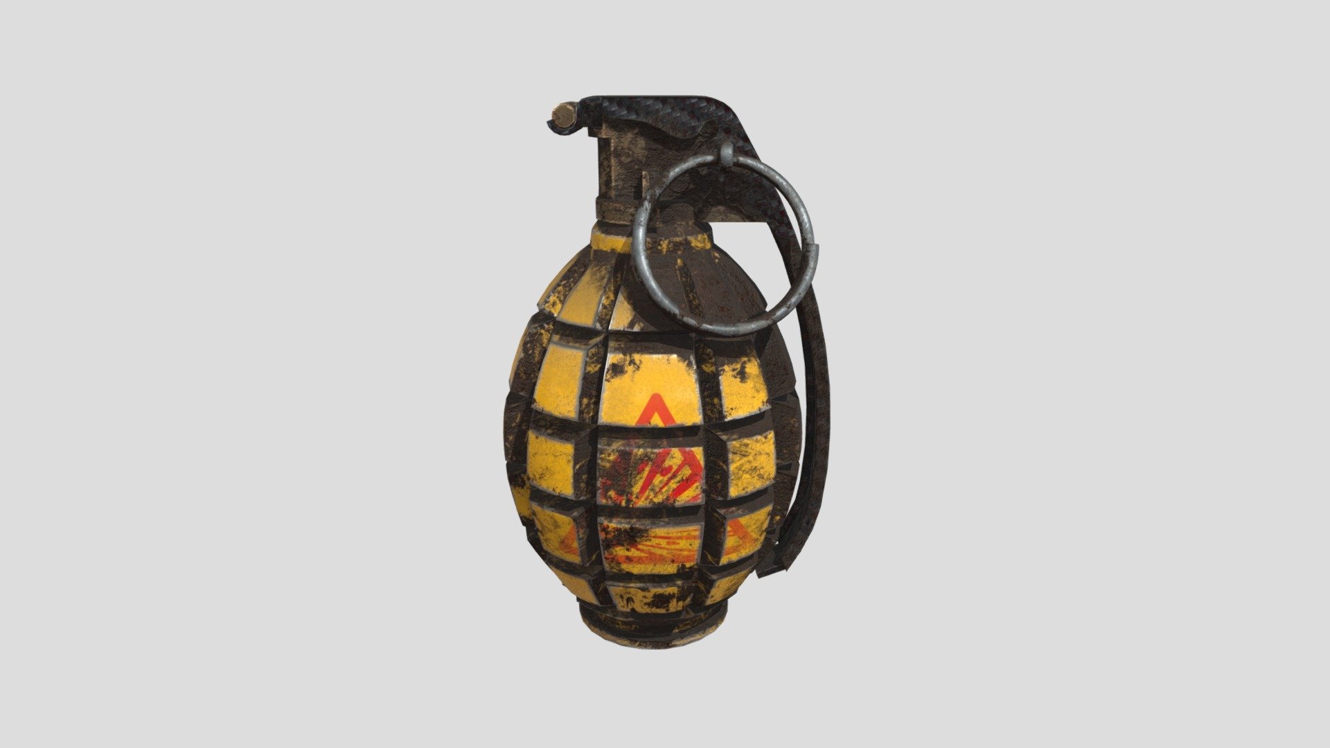 Explosive Hand Grenade - 3D model by Zazintho [9495e86] - Sketchfab