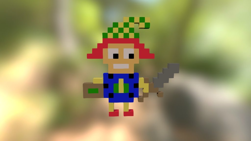 Brad 8-Bit - 3D model by Jamminfoo [9497c94] - Sketchfab