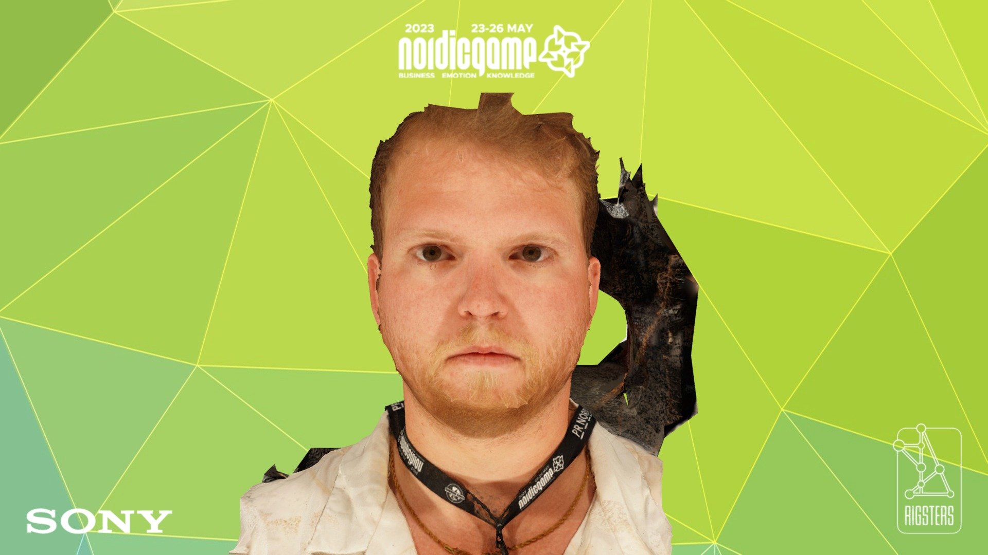 Lucas - 3D model by Rigsters at the Nordic Game Conference (@nordicgame ...