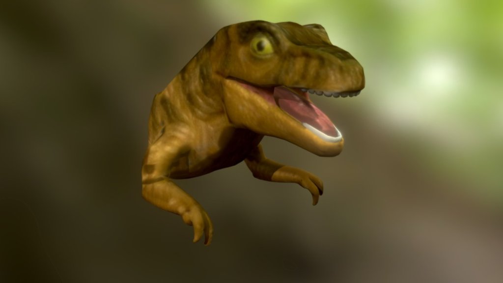 Baby T Rex - Download Free 3D model by dark0verseer [949a2bb] - Sketchfab
