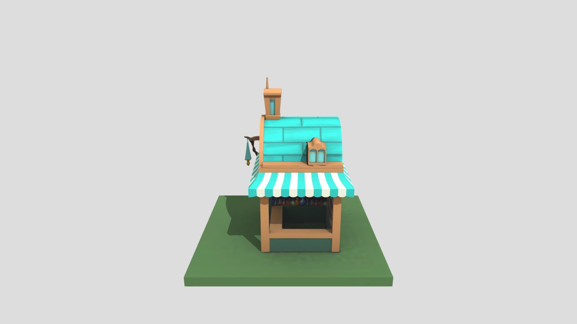Petit stand magique - 3D model by onigky [949af30] - Sketchfab