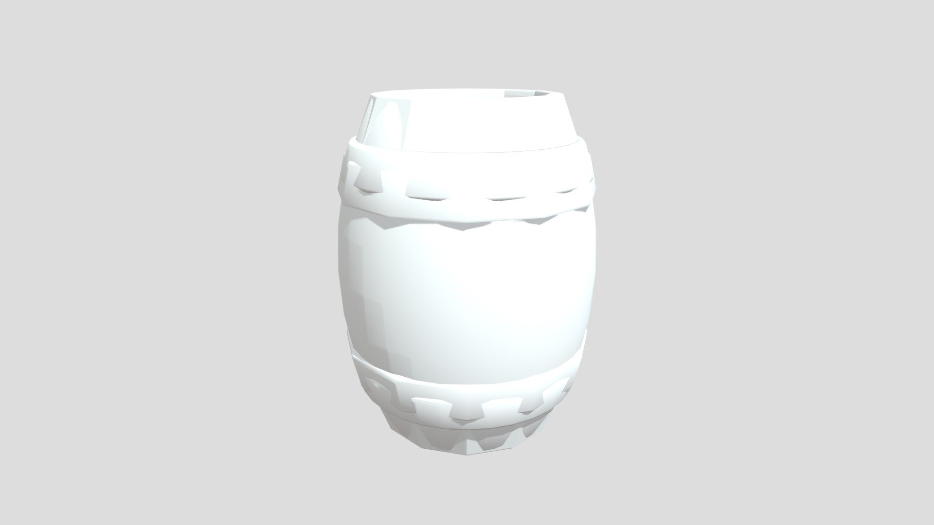 Simple barrel model - 3D model by dracoajim99 [949ba5d] - Sketchfab