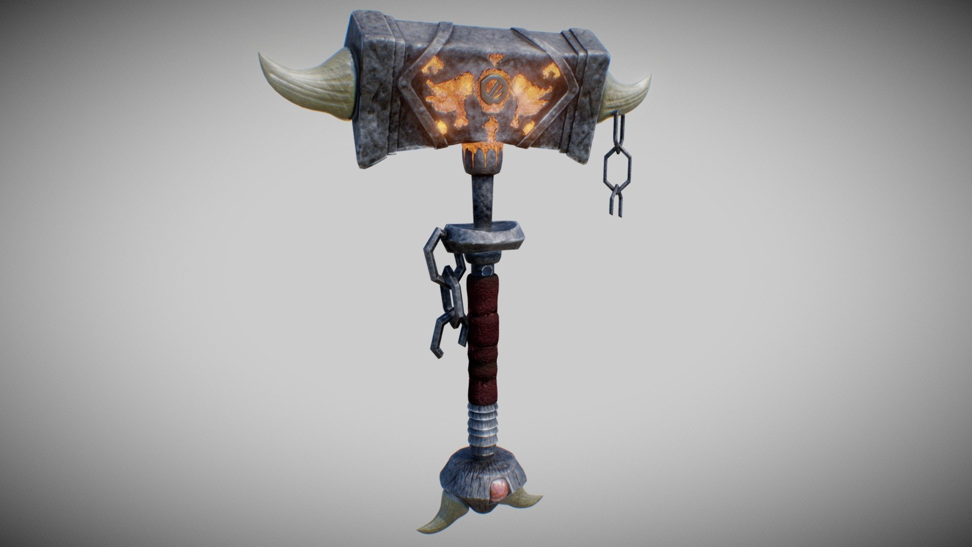 Hammer - 3D model by Aditya Chatterjee (@stevenflame65) [949ba82 ...