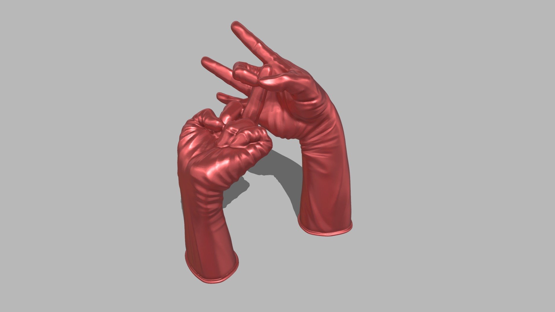 Hand sign. - Download Free 3D model by voguart [949c3f1] - Sketchfab