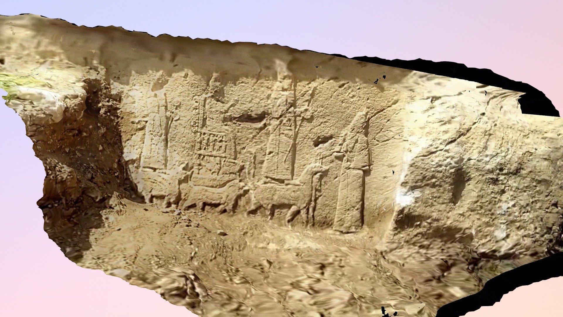 Assyrian relief - 3D model by Mesheritage [949d0e7] - Sketchfab
