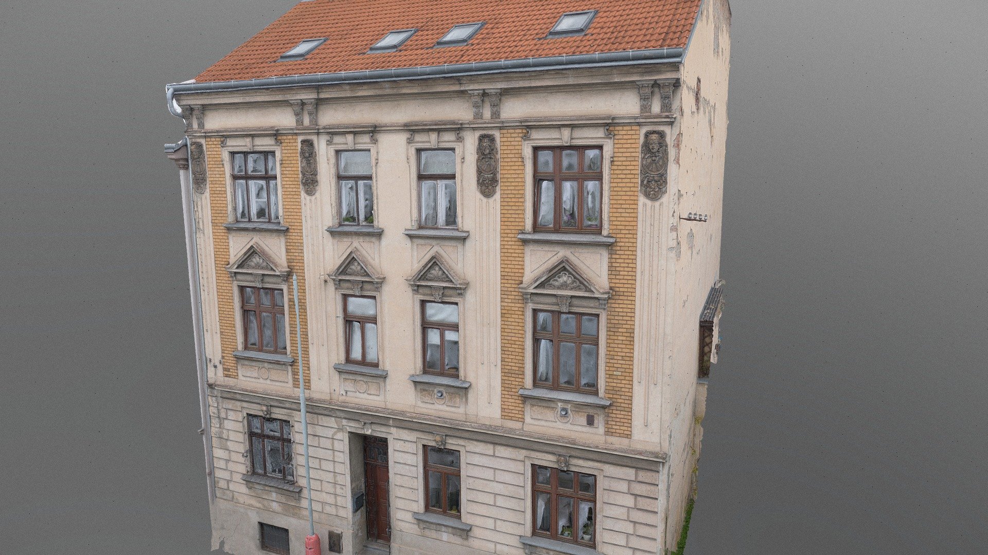 Angel heads decorated house - Buy Royalty Free 3D model by matousekfoto ...