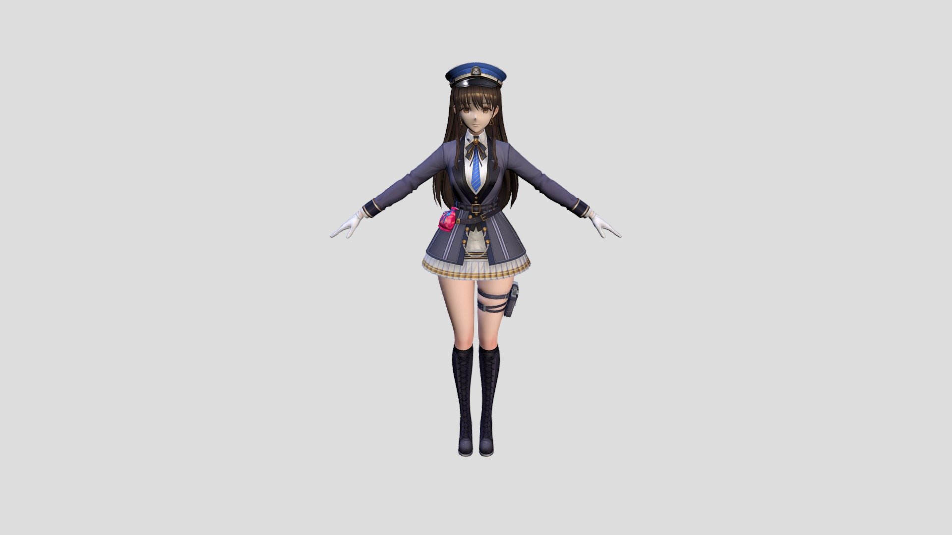 Nikke Diesel - Download Free 3D model by Allein (@allein0) [94a05f1 ...