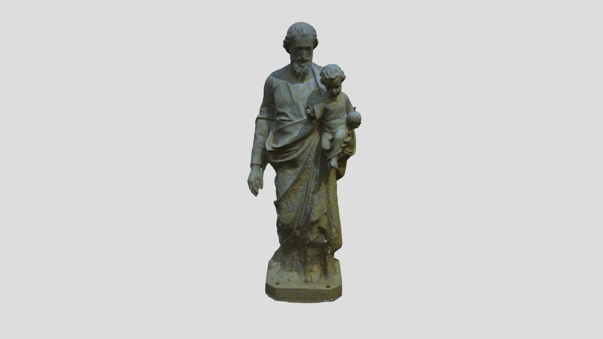 Photogrammetry - Statue of Joseph and Jesus - 3D model by JoPaGaRu ...