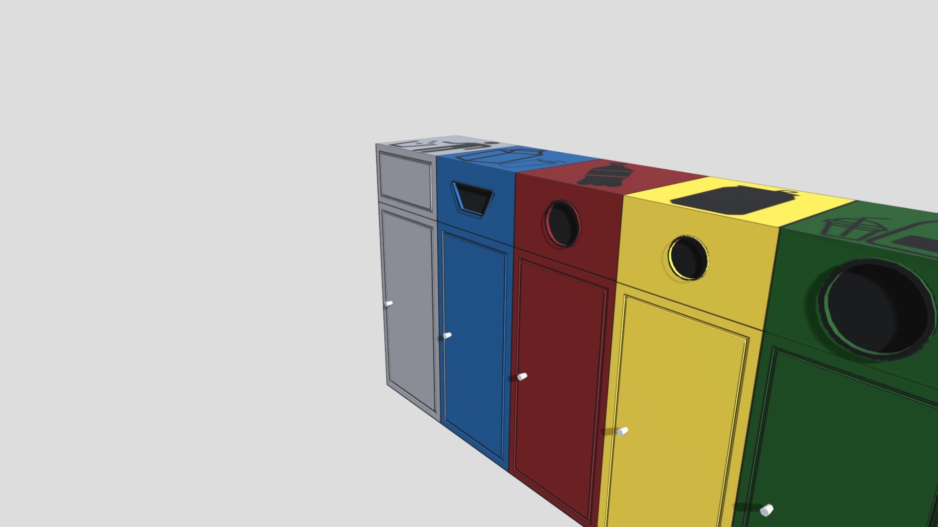 high Technology Rubbish bin - Download Free 3D model by ALL **** UP ...
