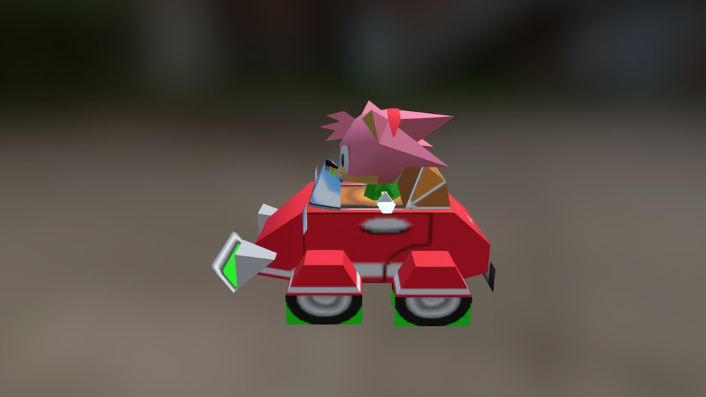 Amy Rose - 3D model by Luke Steel (@luke.steel) [94a1af8] - Sketchfab