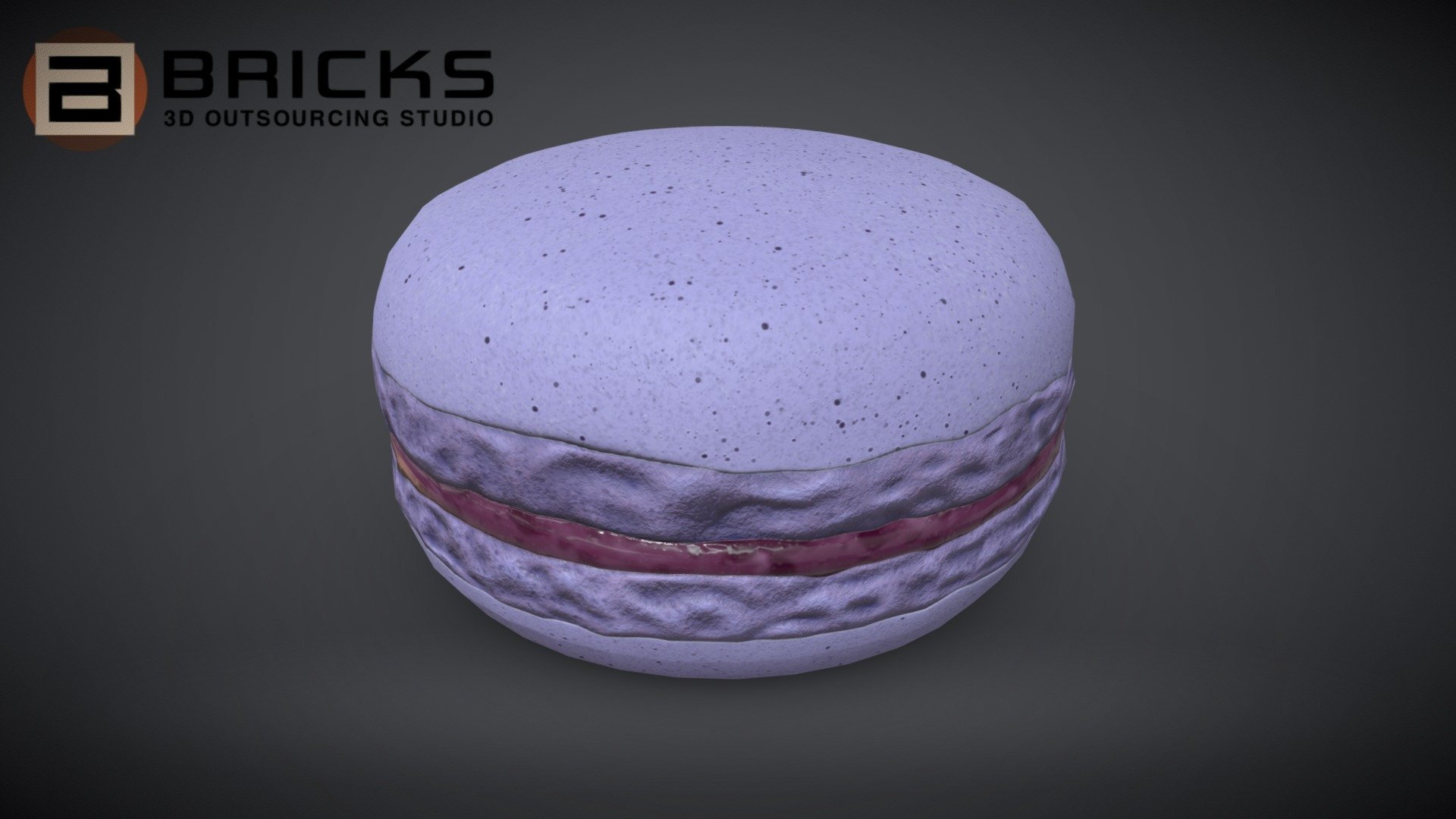 Macaroon - Buy Royalty Free 3D model by Bricks Studio (@bricks3dstudio ...
