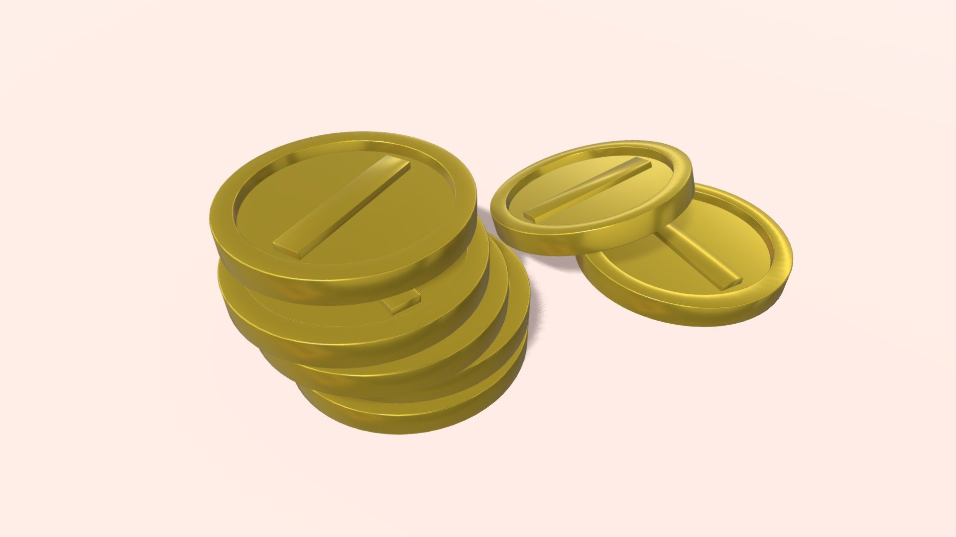 Coin - Download Free 3D model by tsutomu.saito [94a36cd] - Sketchfab
