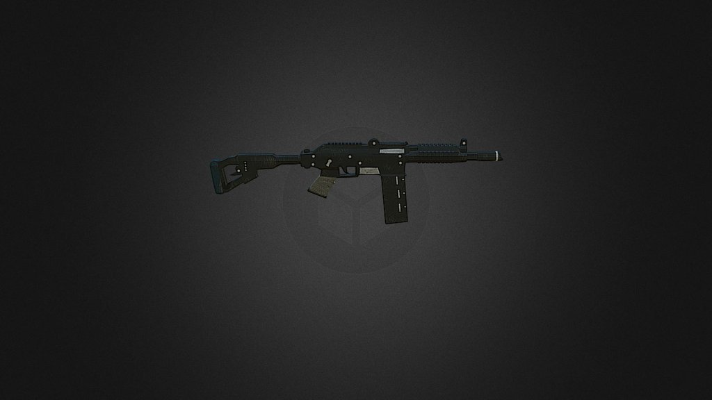 Submachine Gun - 3D model by Wighy [94a4427] - Sketchfab