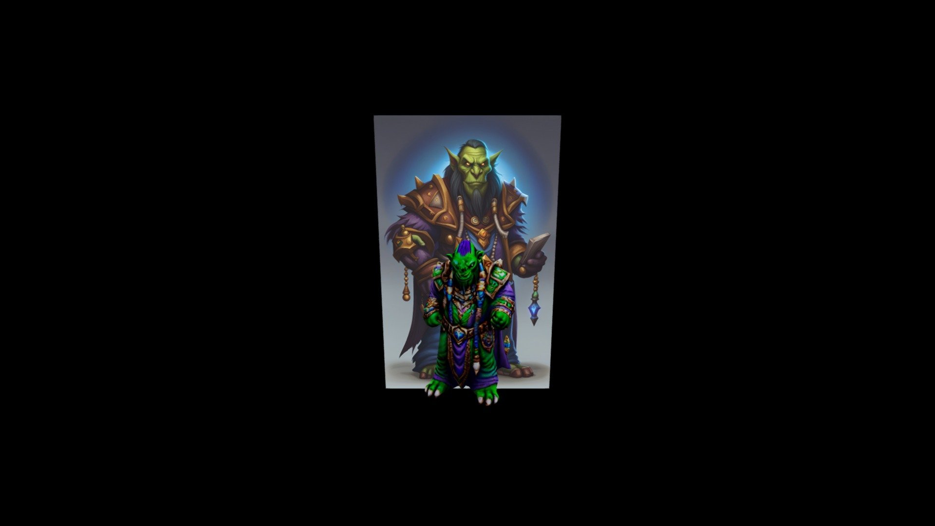 The Orc Wizard The orc wizard is wearing a - Download Free 3D model by ...