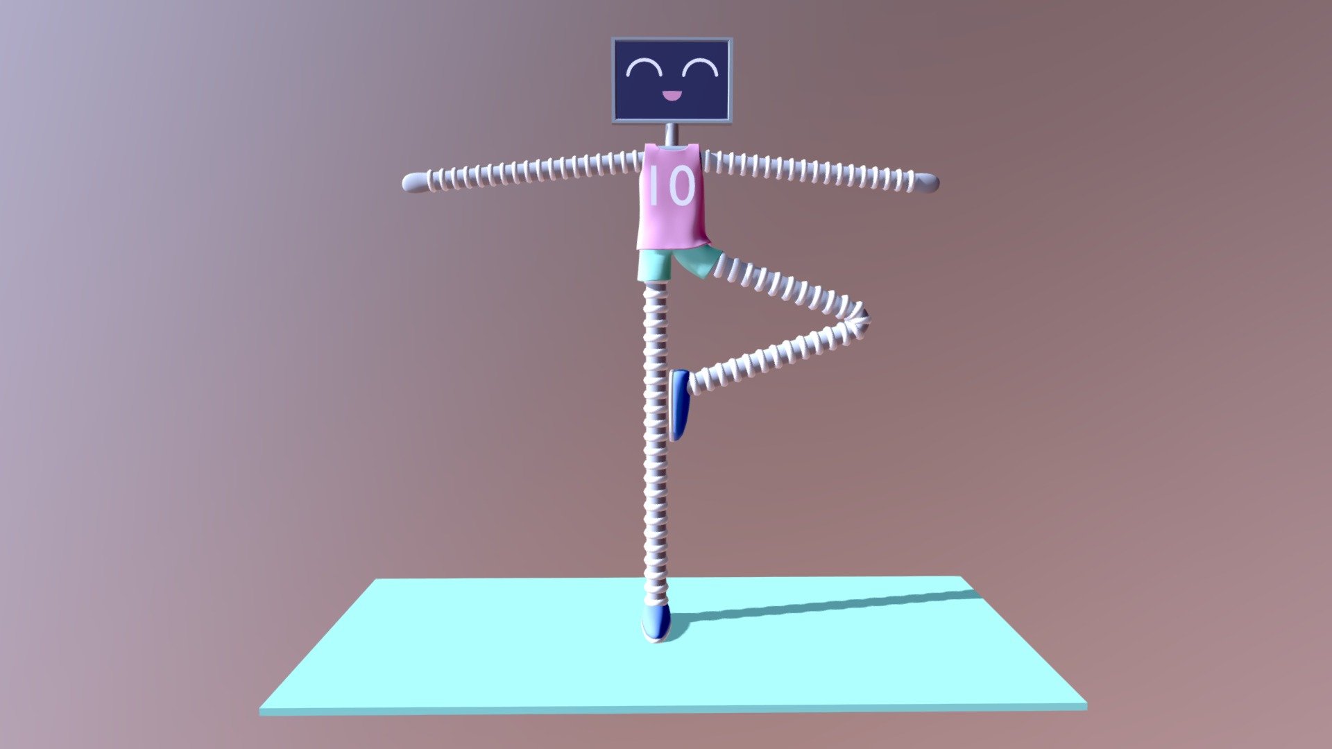 Yoga Robot - 3D model by Wenentro [94a5549] - Sketchfab