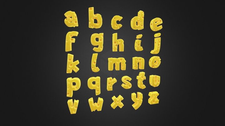 Alphabet 3D models - Sketchfab