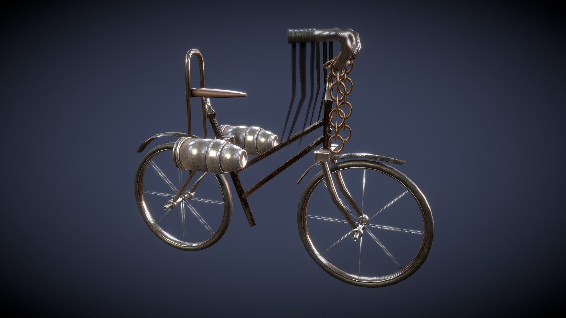 Stylized Steam Bike - Download Free 3D model by Bogdan Georgescu ...