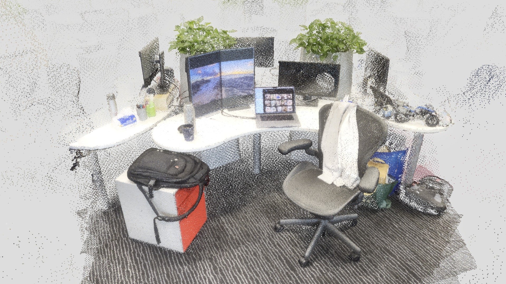 My office desk - Download Free 3D model by Oscar (@0scartong) [94ab0a0 ...