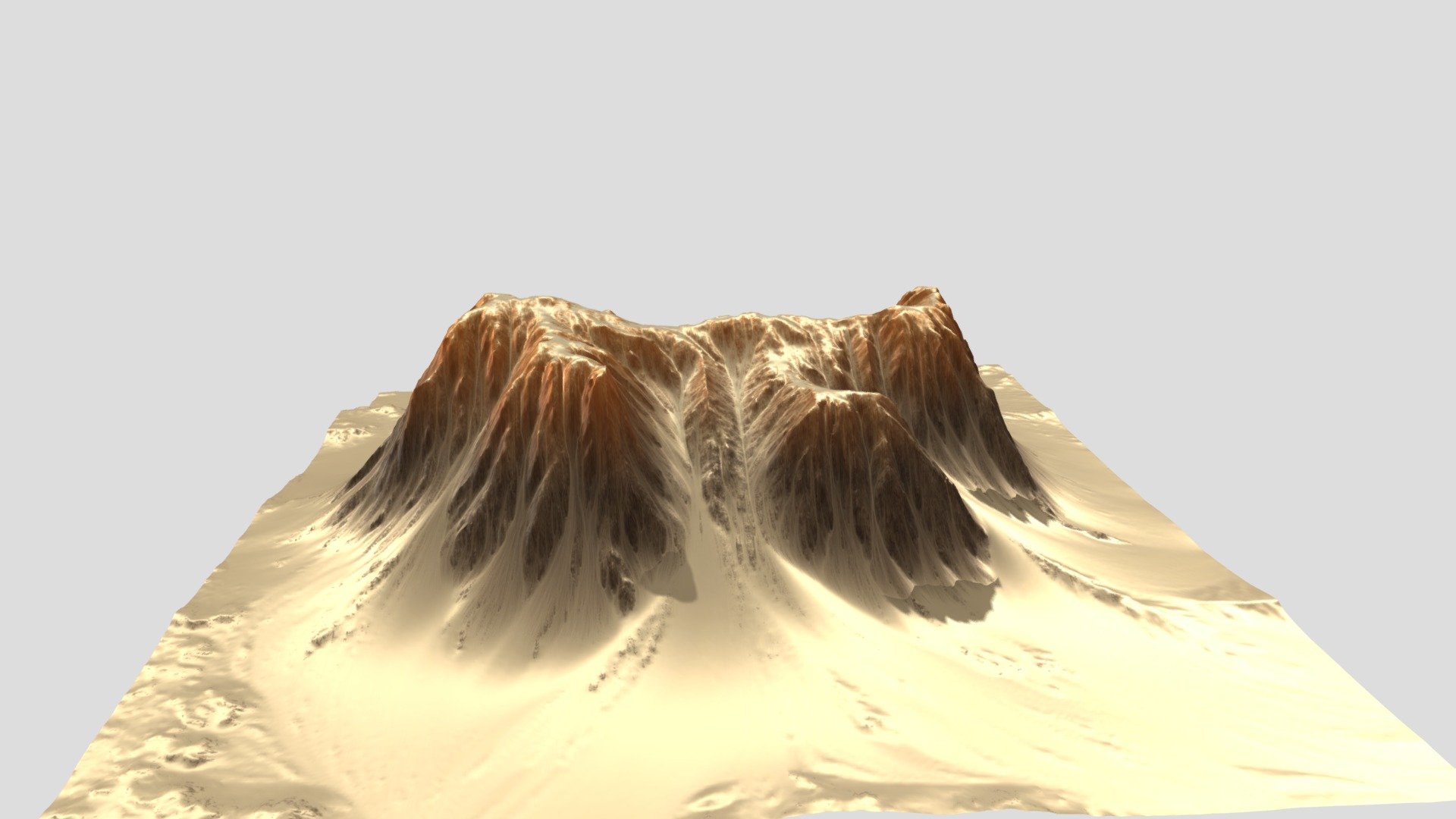 Mountain R Zhangir Rakhimbekov - 3D model by Aregami7976 [94b006c ...