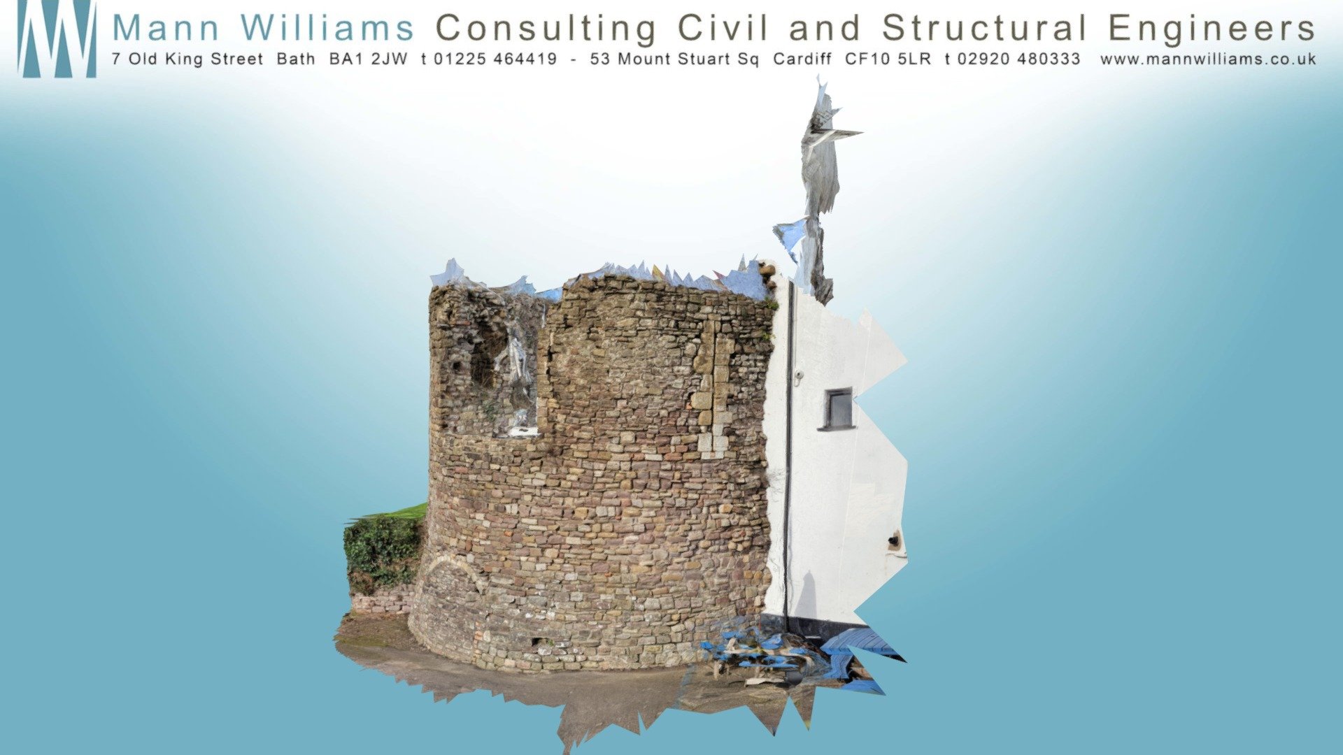 8825 - Hanbury Arms Cearleon - Medieval Tower 20 - 3D model by Mann ...