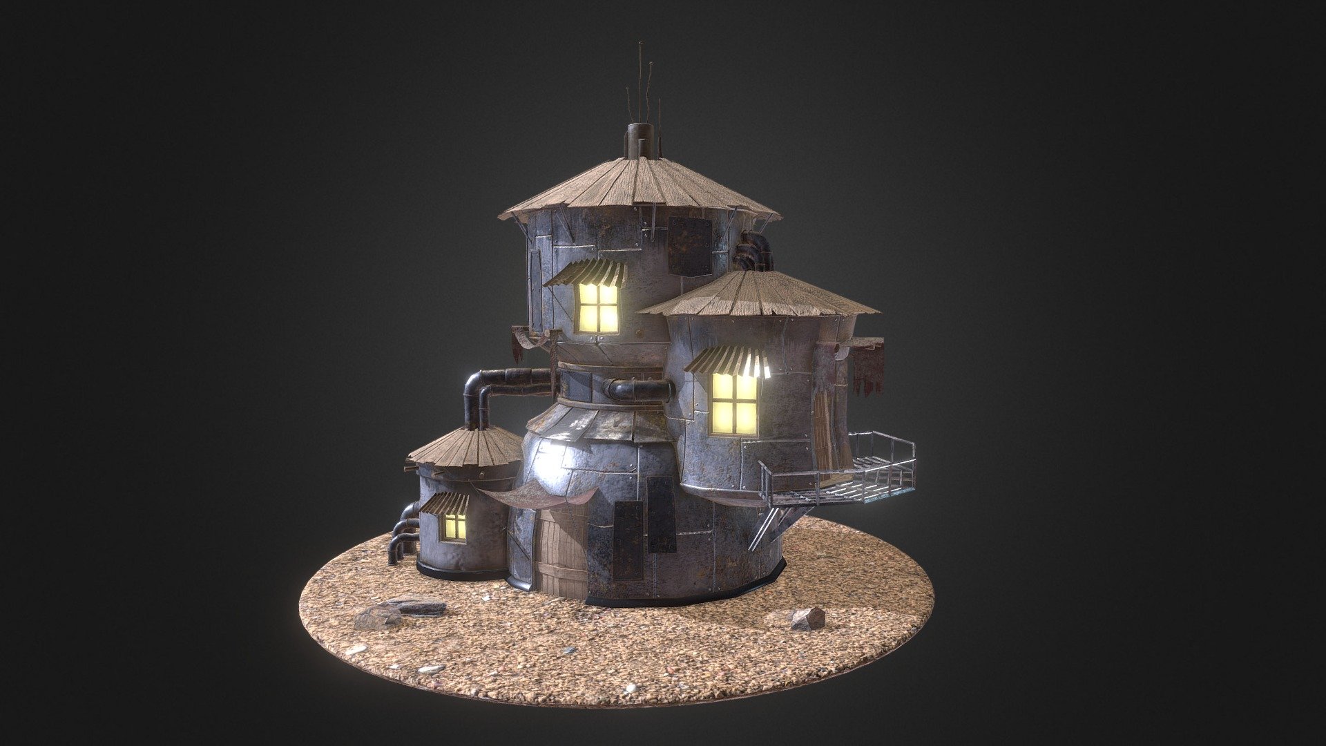 Scrap Hause - 3D model by Fatih174 [94b1e05] - Sketchfab