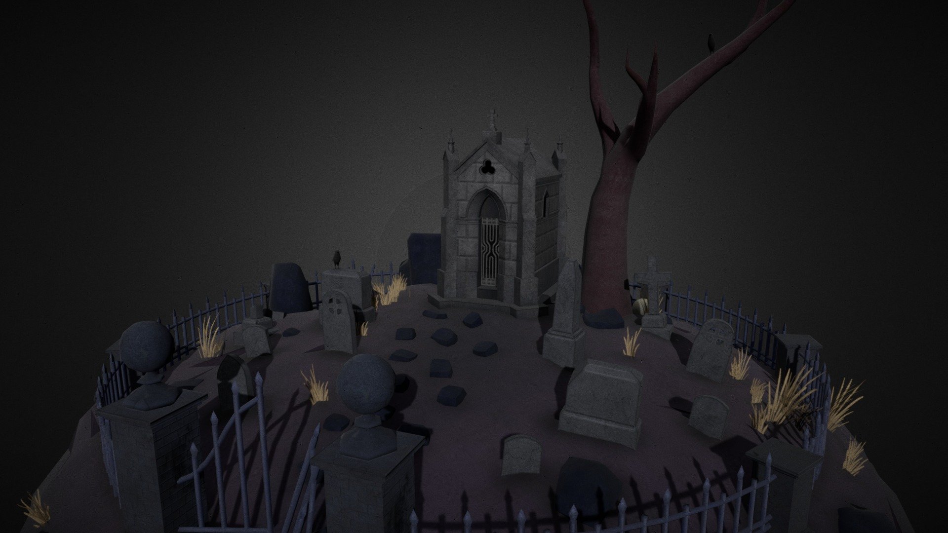 Graveyard - 3D model by alejandroelisei [94b2c46] - Sketchfab