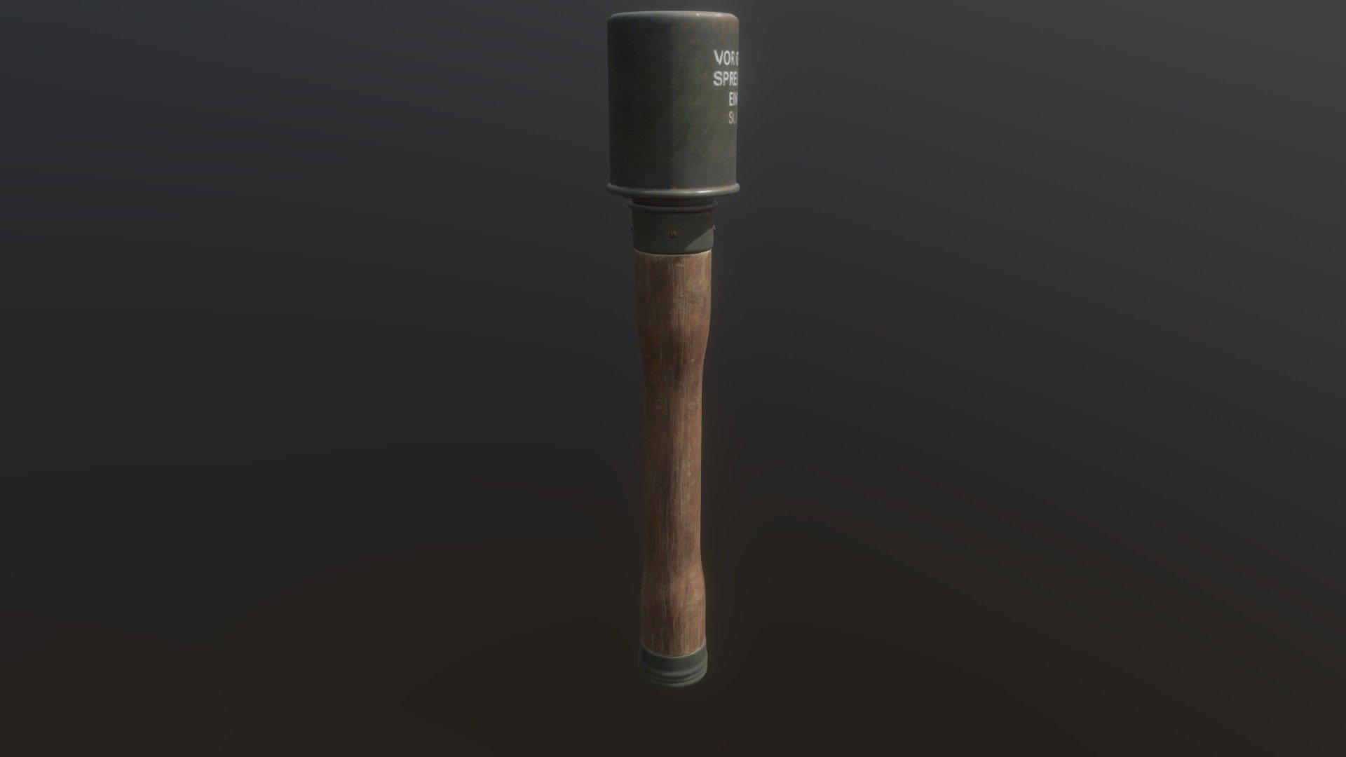 Stielhandgranate 24 - 3D model by karolgil [94b3667] - Sketchfab