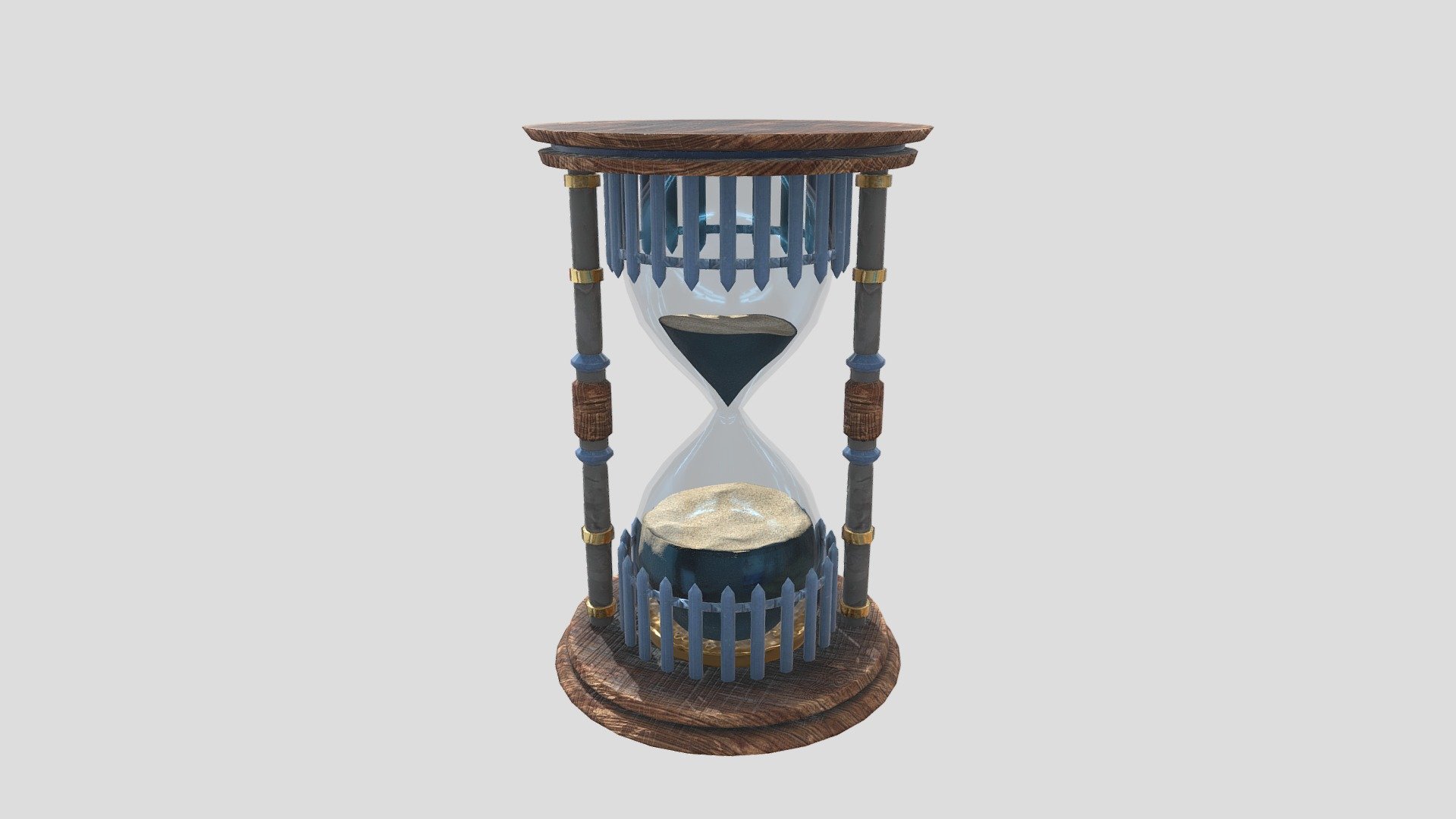 Hourglass - 3D model by Max Willms (@MaxWillms) [94b401c] - Sketchfab