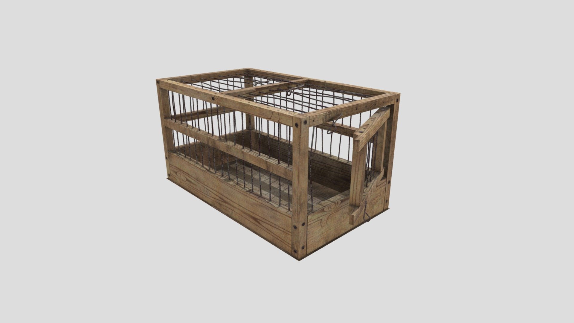 A small cage for a rodent - Download Free 3D model by Jsdpk ...