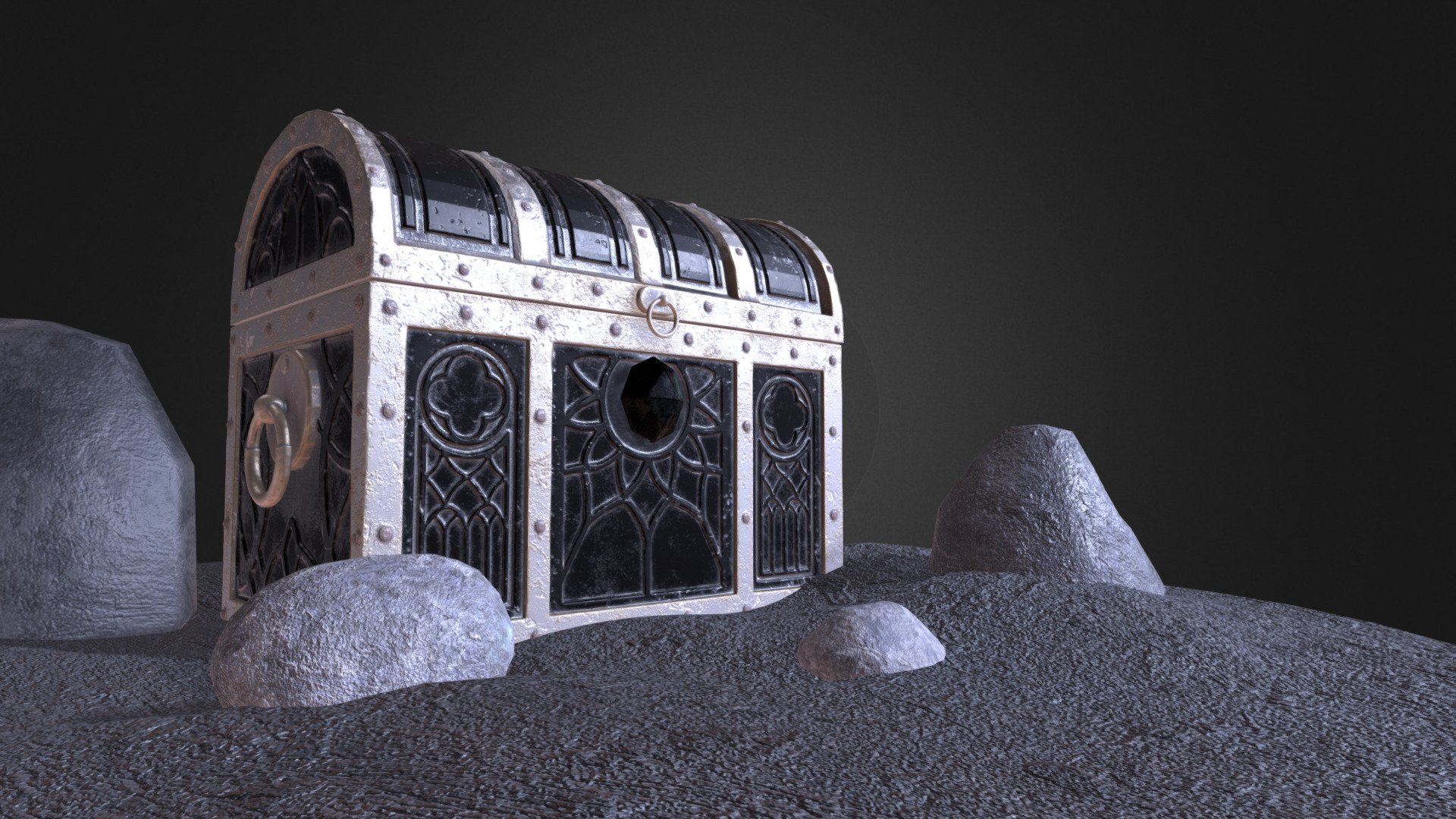 Dark Chest - 3D model by bacid [94b6fb7] - Sketchfab