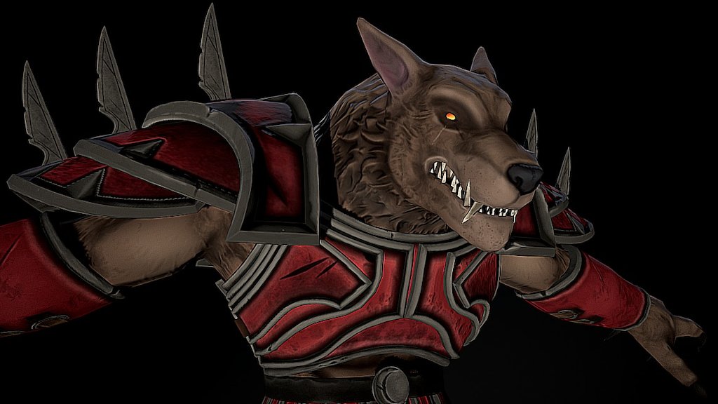 Worgen Diffuse Only - 3D model by johnny650 [94b8852] - Sketchfab