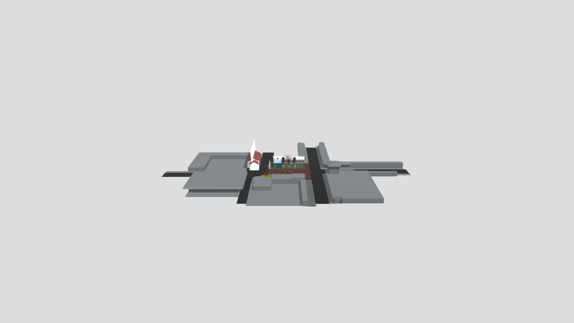 Pukekohe Town Square 3D Model - Download Free 3D model by JayandRhen ...